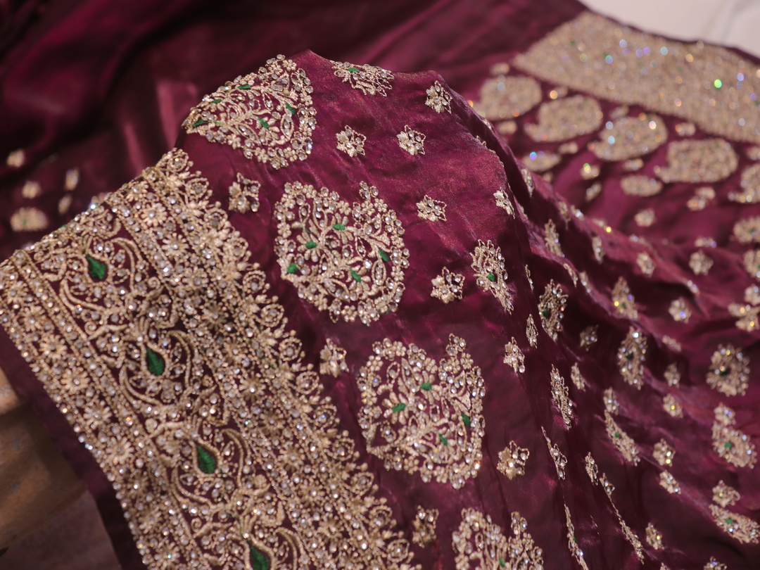 “The Wine” Premium Designer Saree - Arang Online