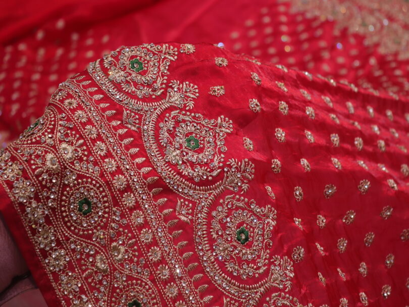 “The Rubine Pink” Premium Designer Saree - Arang Online