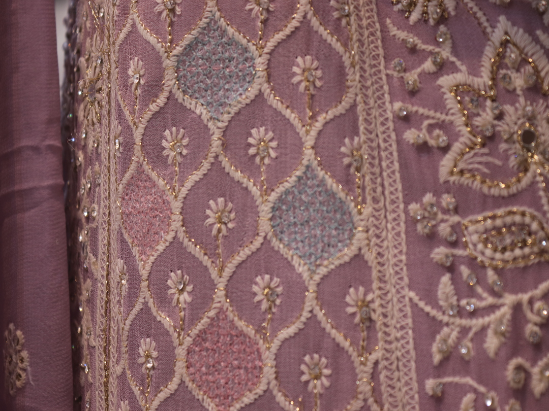 The Premium Designer Luxury Frock Ready to Wear Dress - Arang Online